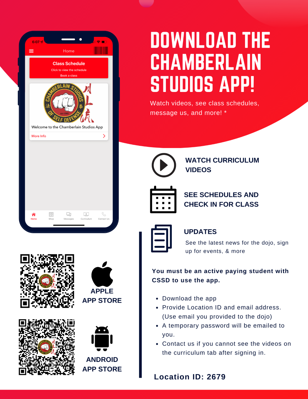 Winter Camps and Dojo Schedules - Chamberlain Studios of Self Defense