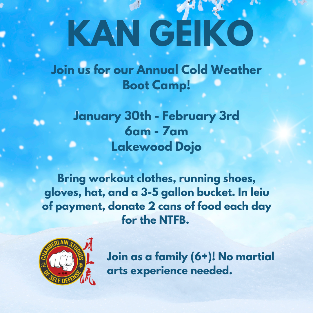 Winter Camps and Dojo Schedules - Chamberlain Studios of Self Defense
